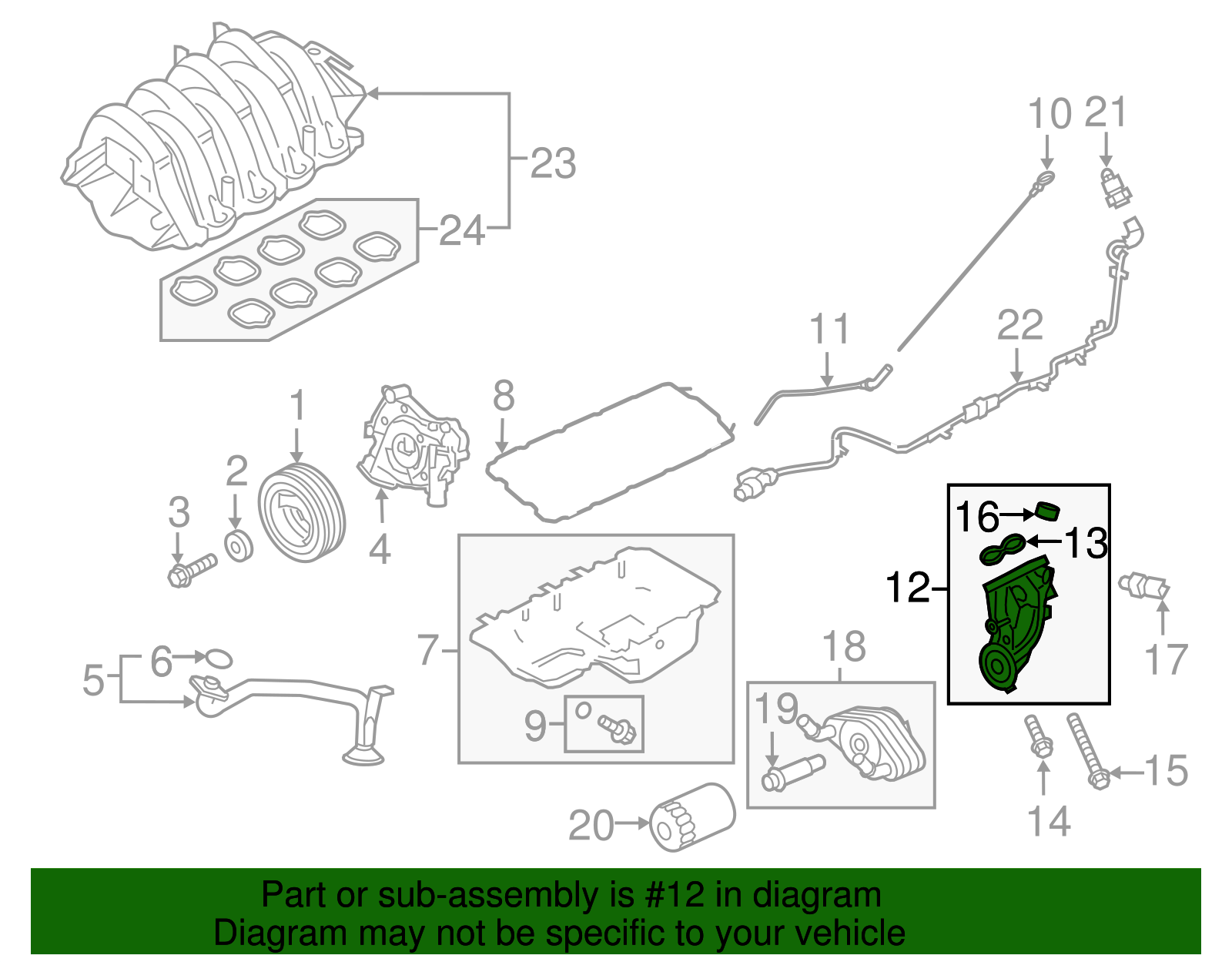 2015-2016 Ford F-150 Adapter FL3Z-6881-A | TascaParts.com