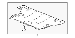 2019-2020 Cadillac CT6 Radiator Support Splash Shield 84621143 ...