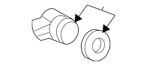 2016-2024 GM Parking Assist Alarm Sensor 23370671 GM | GMPartsDirect.com