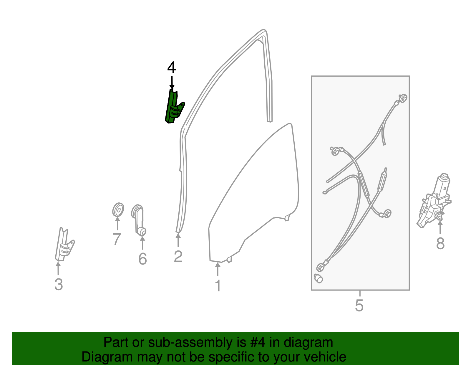 80216-1PA0A - Rear Guide 2012-2021 Nissan | Sullivan Brothers Nissan