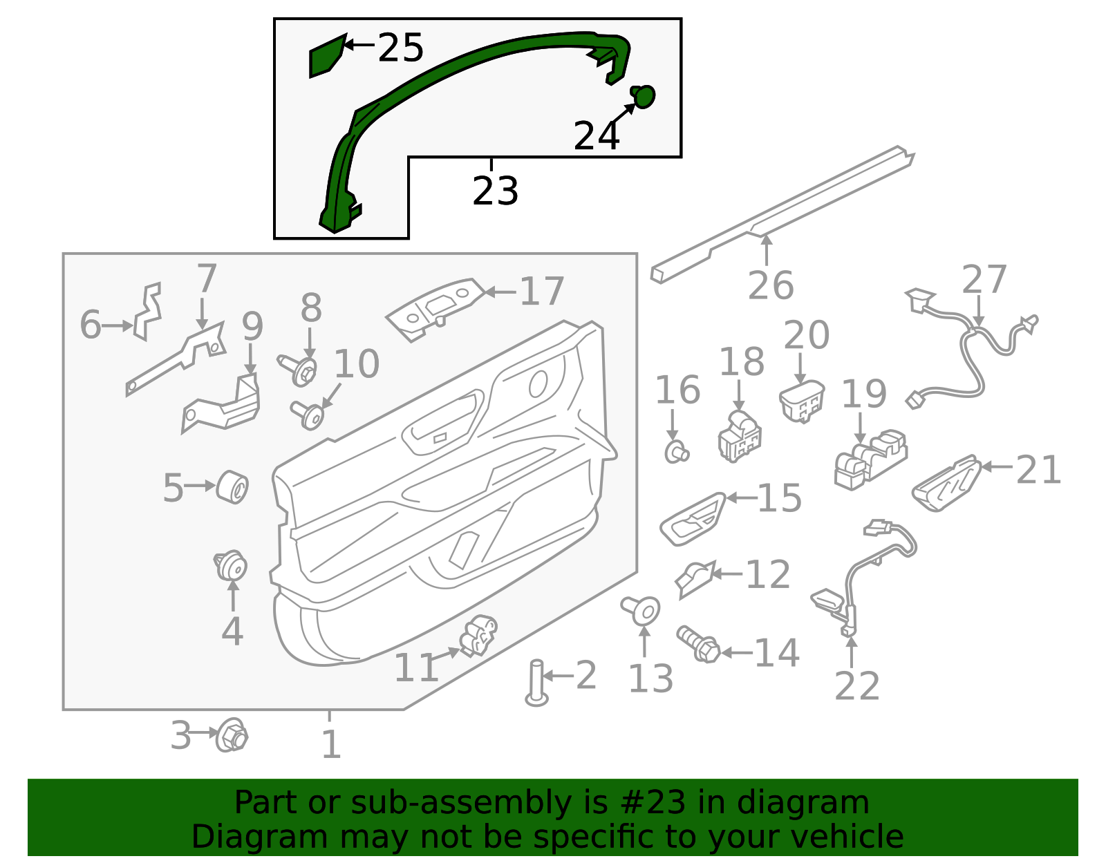 GD9Z-5400014-AA - High-Quality Frame Molding for 2017-2020 Lincoln ...
