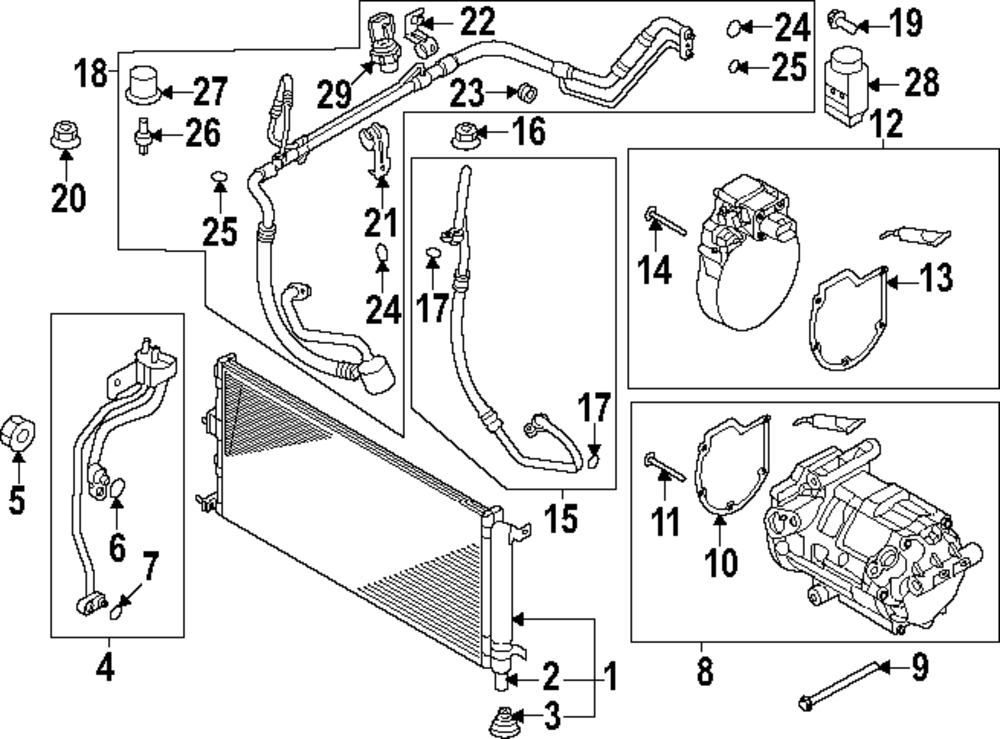 97729-AT000 - Compressor 2023-2025 Kia Niro | Kia.Parts Store