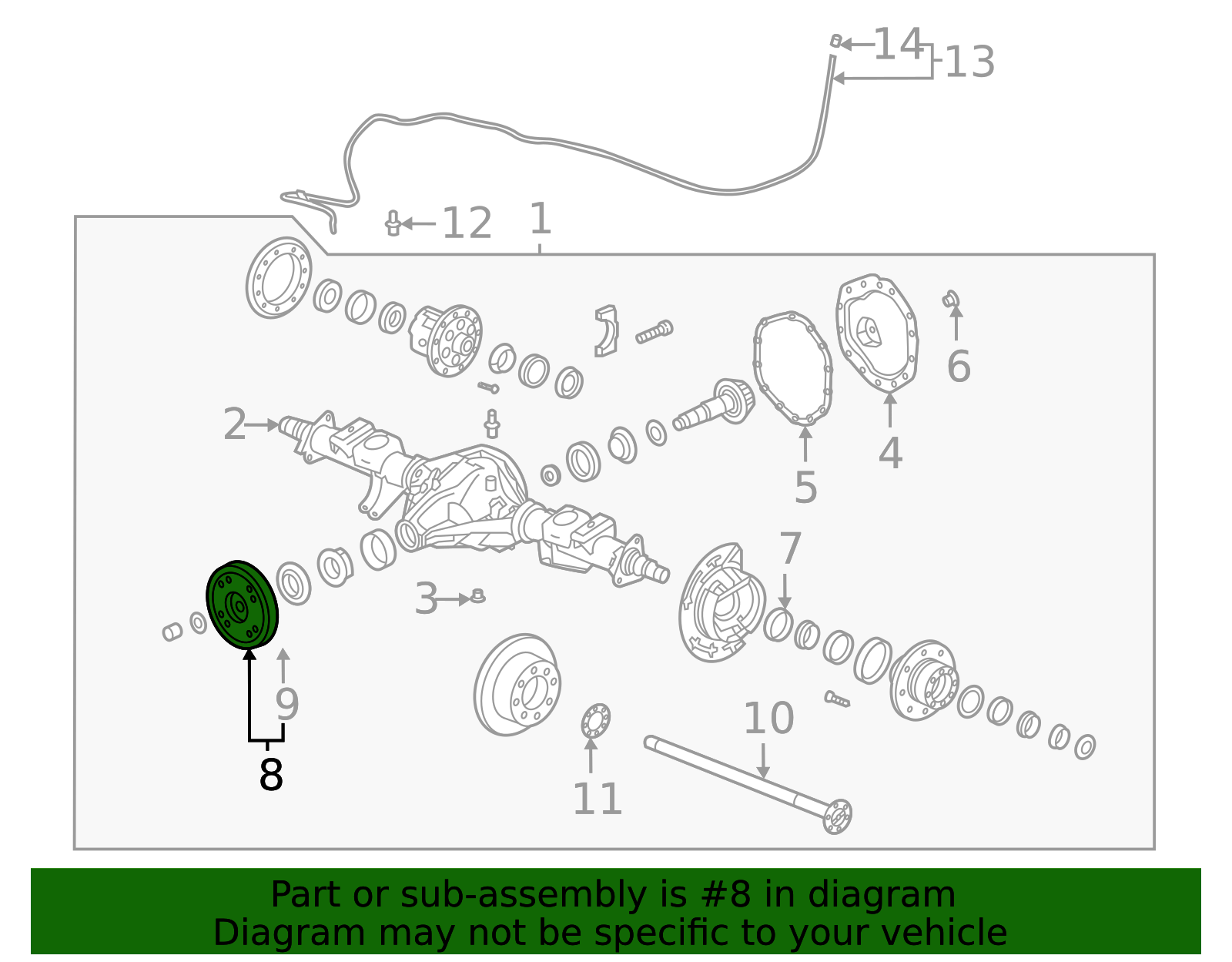 2020-2025 GM Differential Drive Pinion Gear Yoke Kit 85111015 | OEM ...