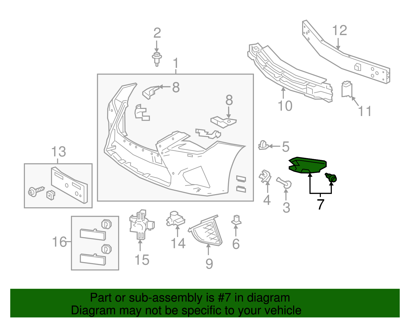 2015-2019 Lexus RC F Side Retainer 52535-24050 | OEM Parts Online