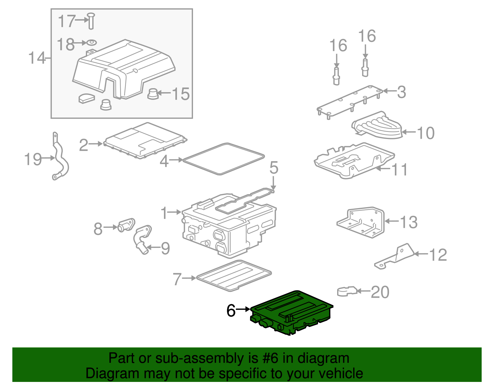 2008-2013 GM Battery Energy Control Module 84442220 | Capital Chevy Parts