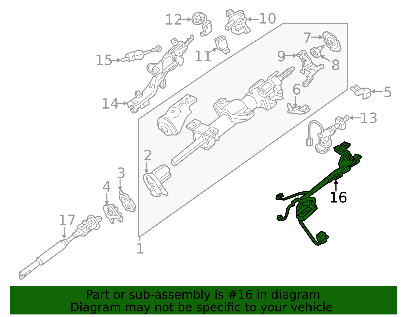 84147135 - 2016-2020 GM - Steering Column Wiring Harness | Partners Chevy