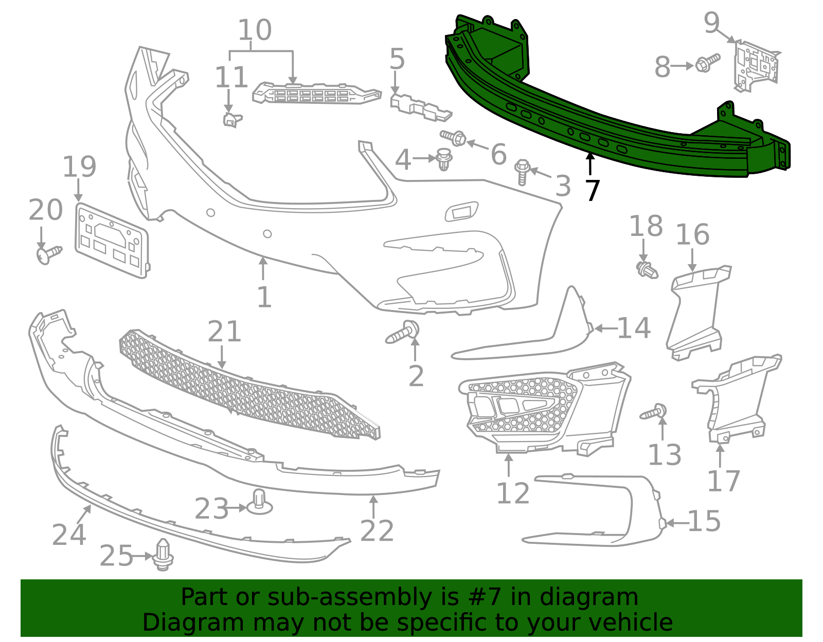 71130-TJB-A01 - High-Quality Impact Bar for 2019-2025 Acura RDX ...