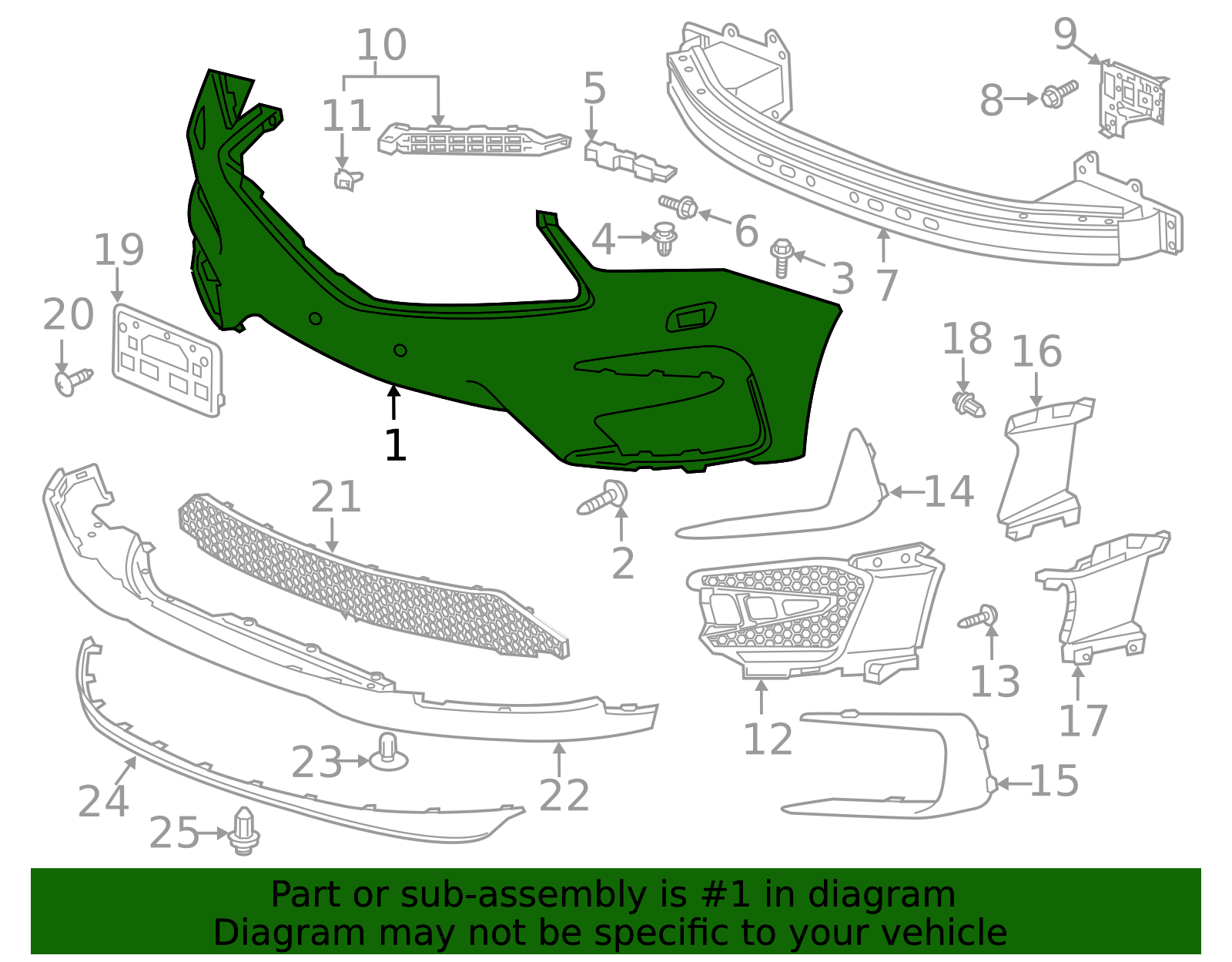 Genuine OEM Acura - Bumper Cover Part# 04711-TJB-A90ZZ | Acura Parts ...