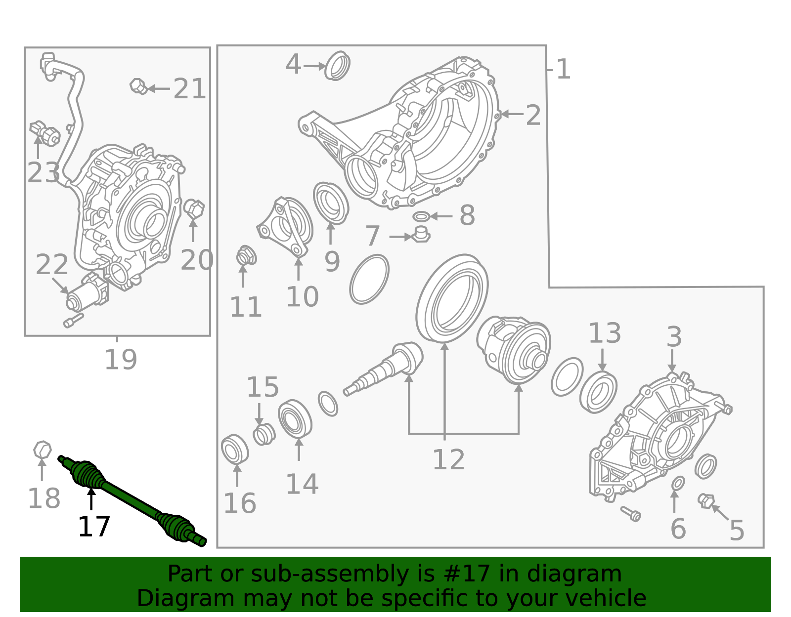 49600-T1400 - Axle Assembly 2021-2025 Genesis | Hyundai Parts Pro