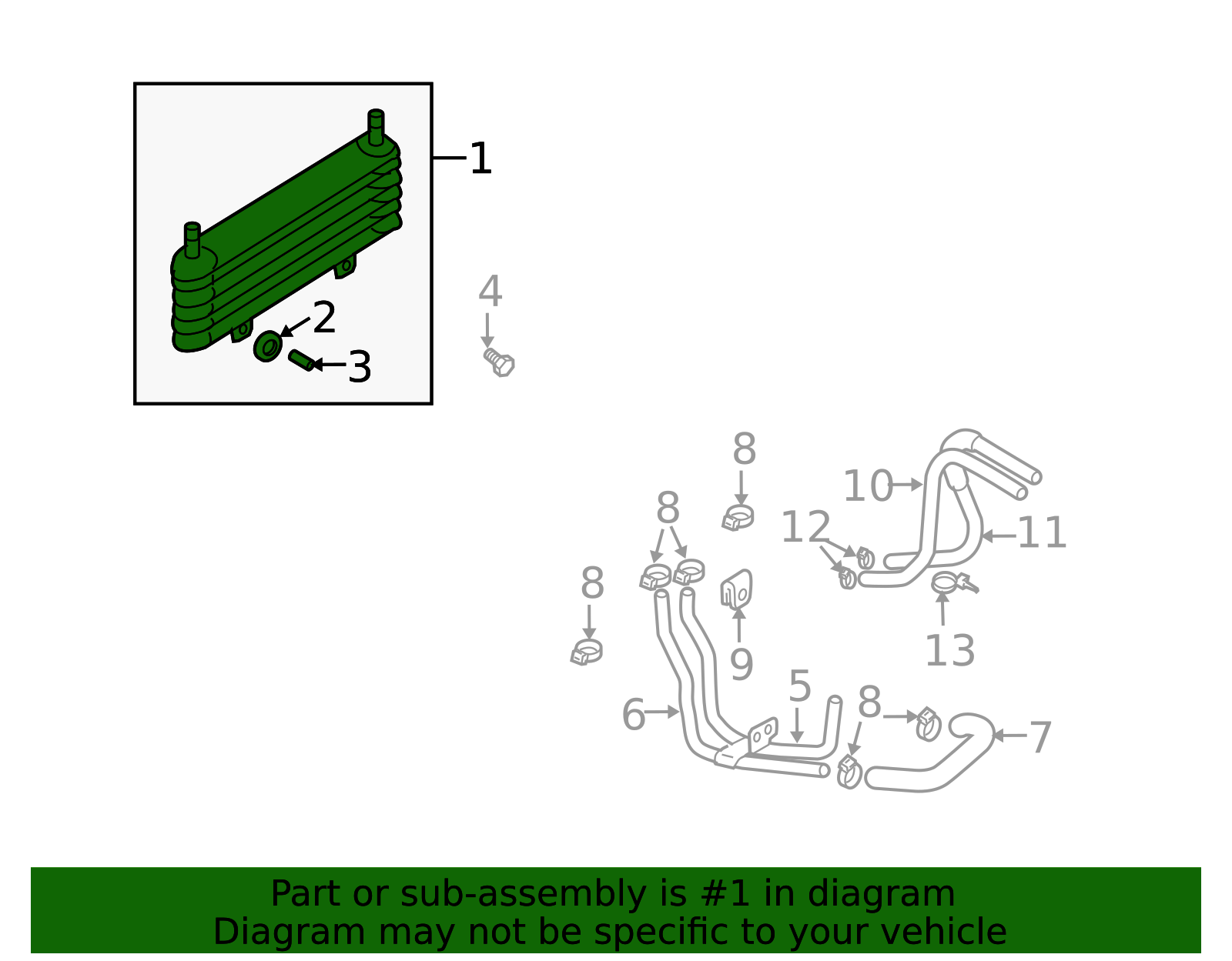 2001-2005 Hyundai Oil Cooler 25460-39500 | QuirkParts