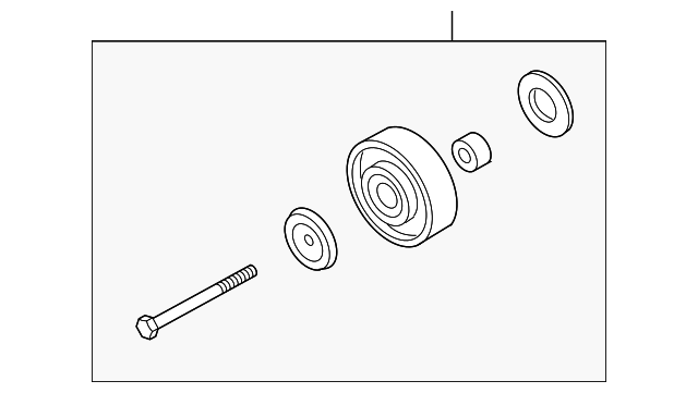 11925-7S00B - Idler Pulley - 2004-2017 Nissan | Nissan OEM Parts Direct
