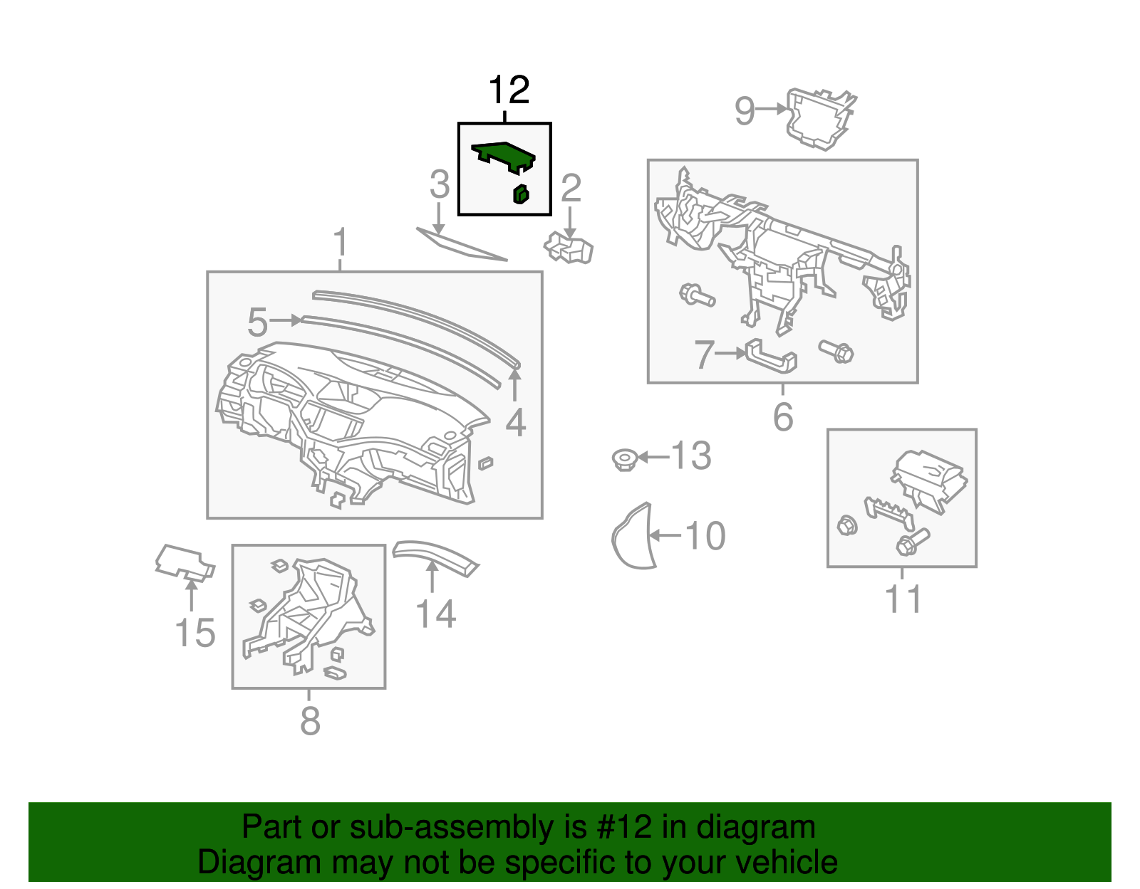84505-TL0-G01ZA - 2009-2014 Acura TSX - Grille, R Speaker *NH556L ...