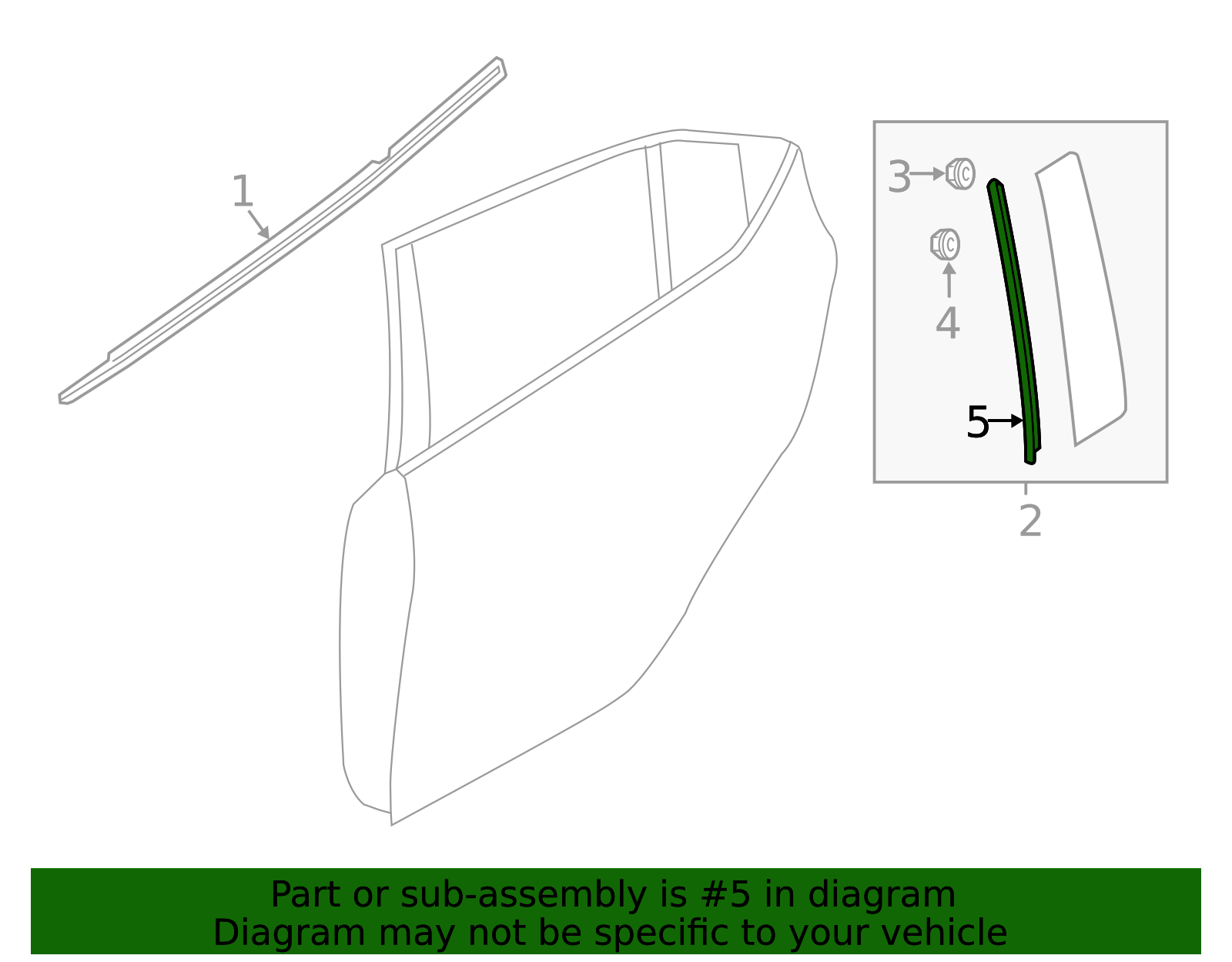 2019-2020 Mazda 3 Applique Seal Strip BDTS-50-M15 | RealMazdaParts.com