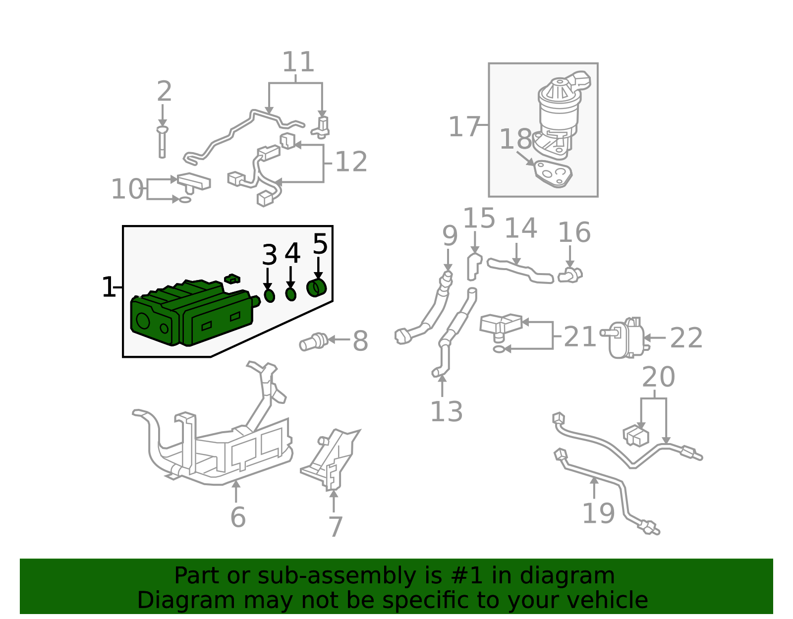 17011-SWA-A01 - High-Quality Vapor Canister for 2007-2011 Honda CR-V ...