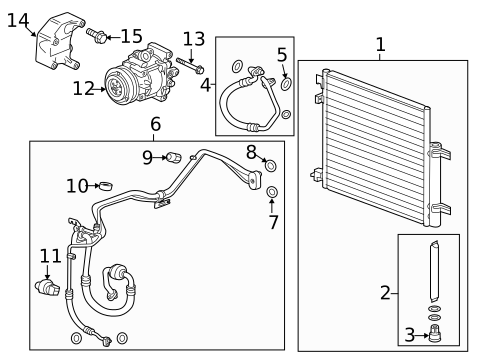 Condenser, Compressor & Lines for 2025 Chevrolet Tahoe | GMPartsDirect.com