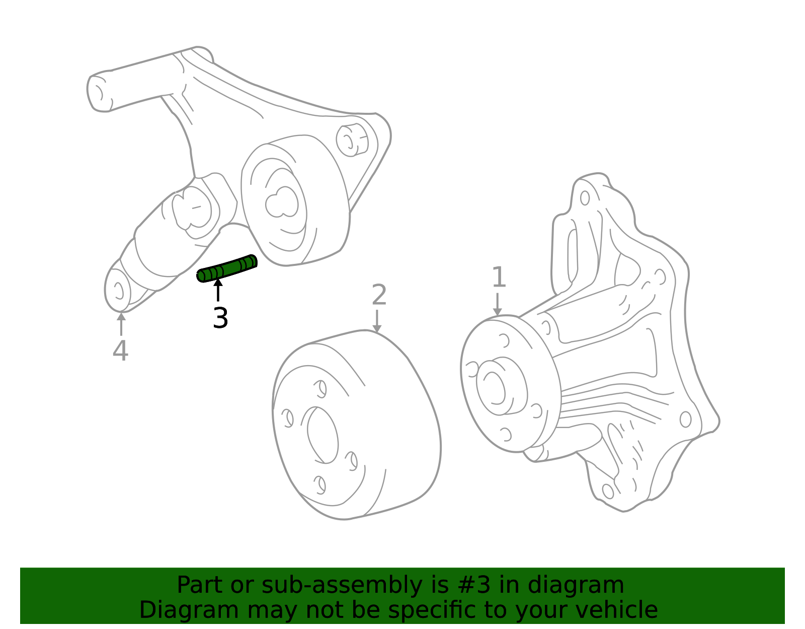 Engine Water Pump Pulley Bolt 91641-80814 | Toyota Parts Center