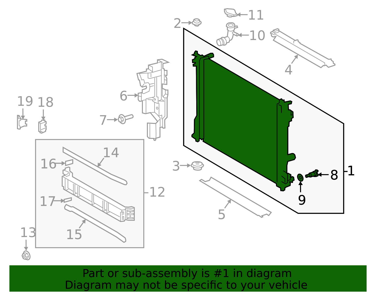Radiator - OEM Engine Cooling Core for Toyota | AutoNation Parts