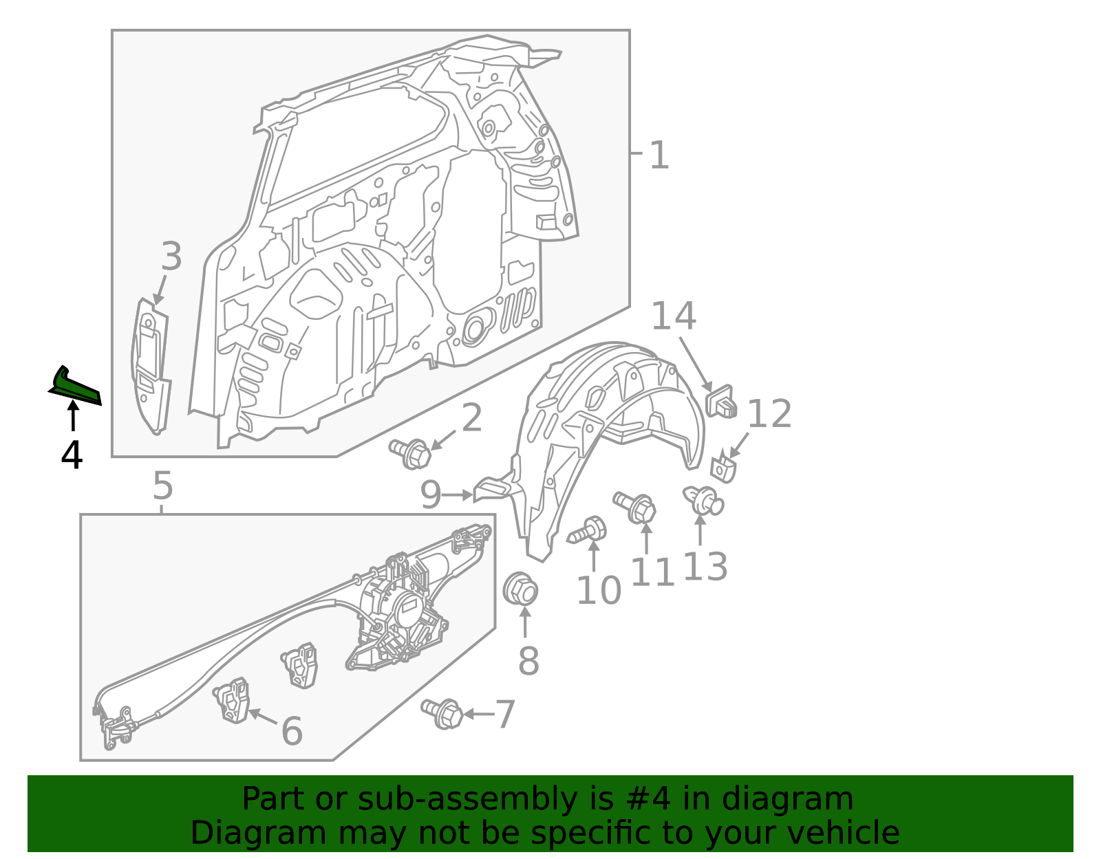 65152-TK8-A01 - Separator 2011-2017 Honda Odyssey | Group 1 Auto Parts