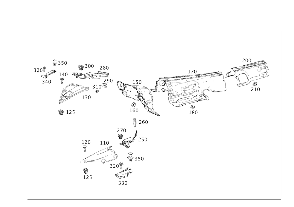 222-680-12-08 - Cover, Major Assembly Cmprt 1994-2021 Mercedes-Benz ...