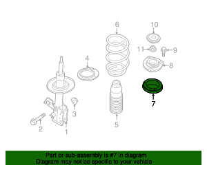 2007-2015 Nissan Strut Bearing 54325-ED02A | OEM Parts Online