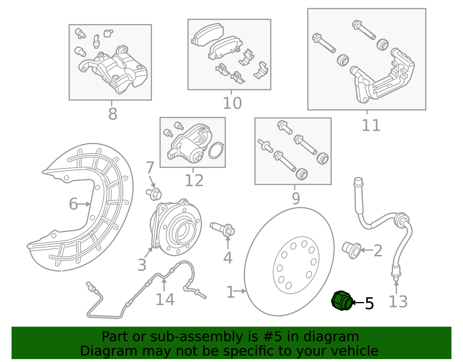 2013-2025 Mopar Axle Nut 06509898AA | Mopar Parts Canada
