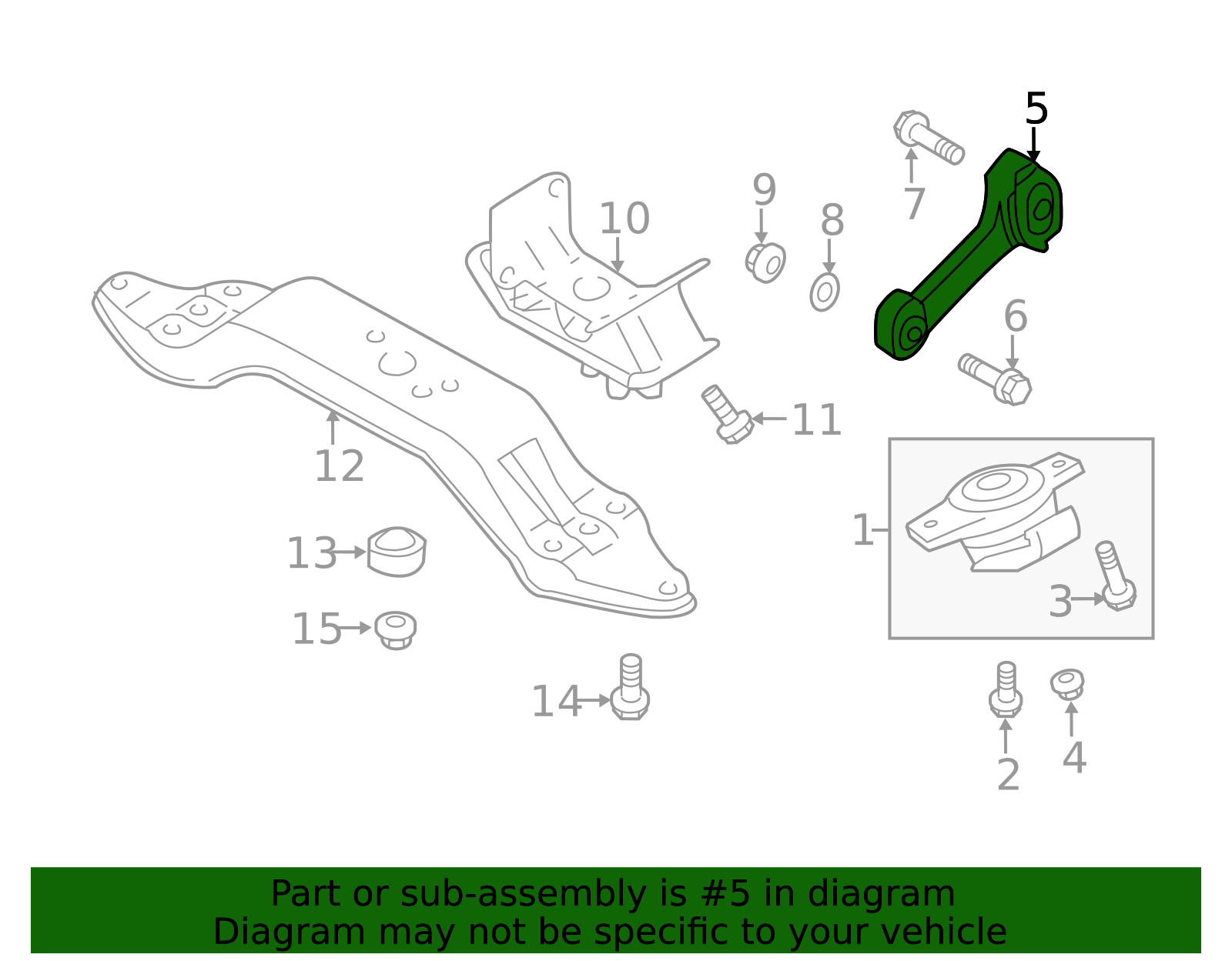 1999-2025 Subaru Anti-Roll Strut 41040FE000 | OEM Parts Online