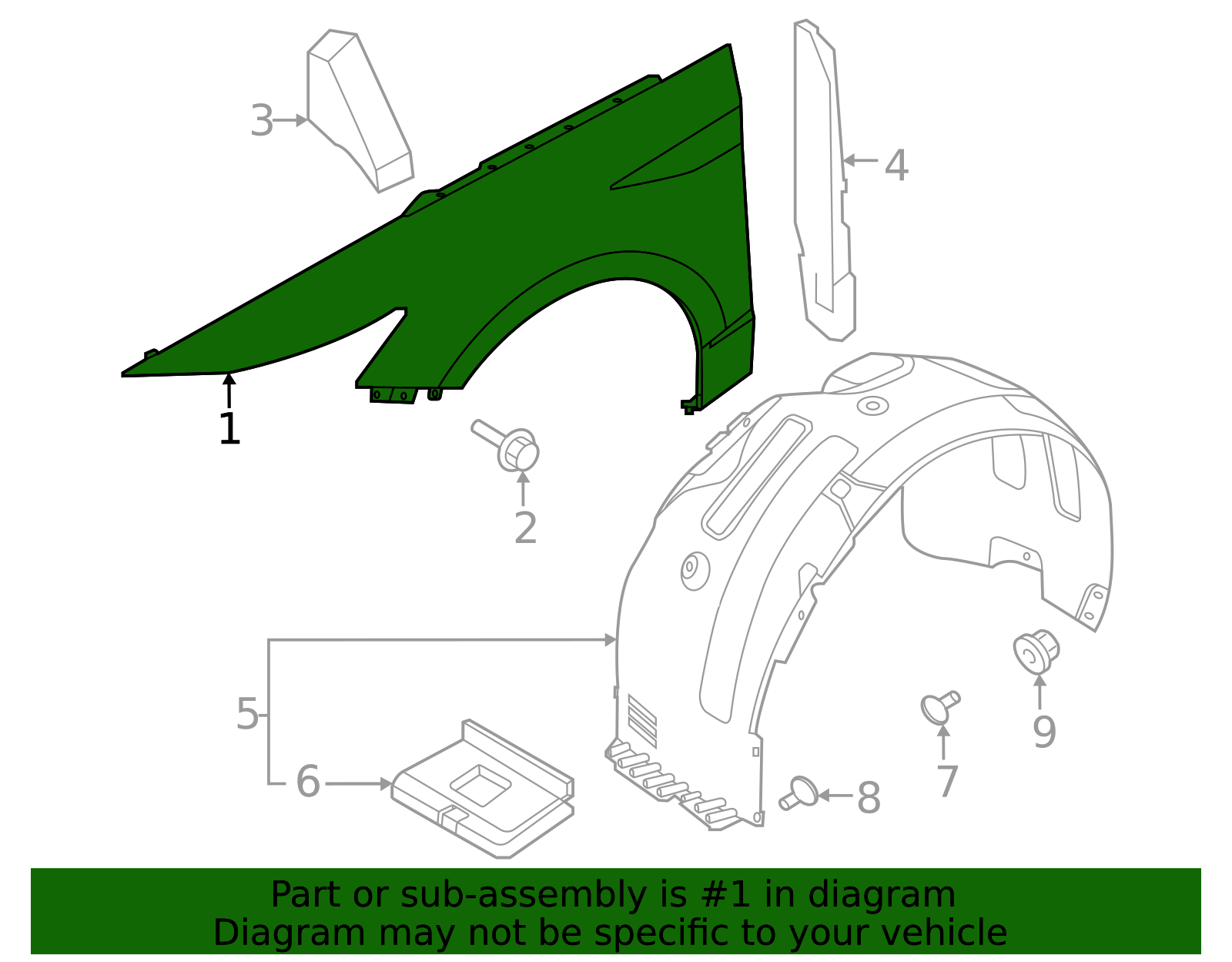 2020-2023 Hyundai Sonata Fender 66310-L1000 | OEM Parts Online