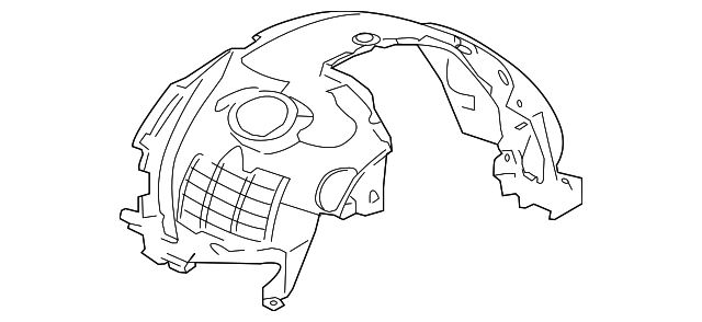 T4A26655 - Fender Liner 2017-2020 Jaguar F-Pace | Haper Jaguar Parts