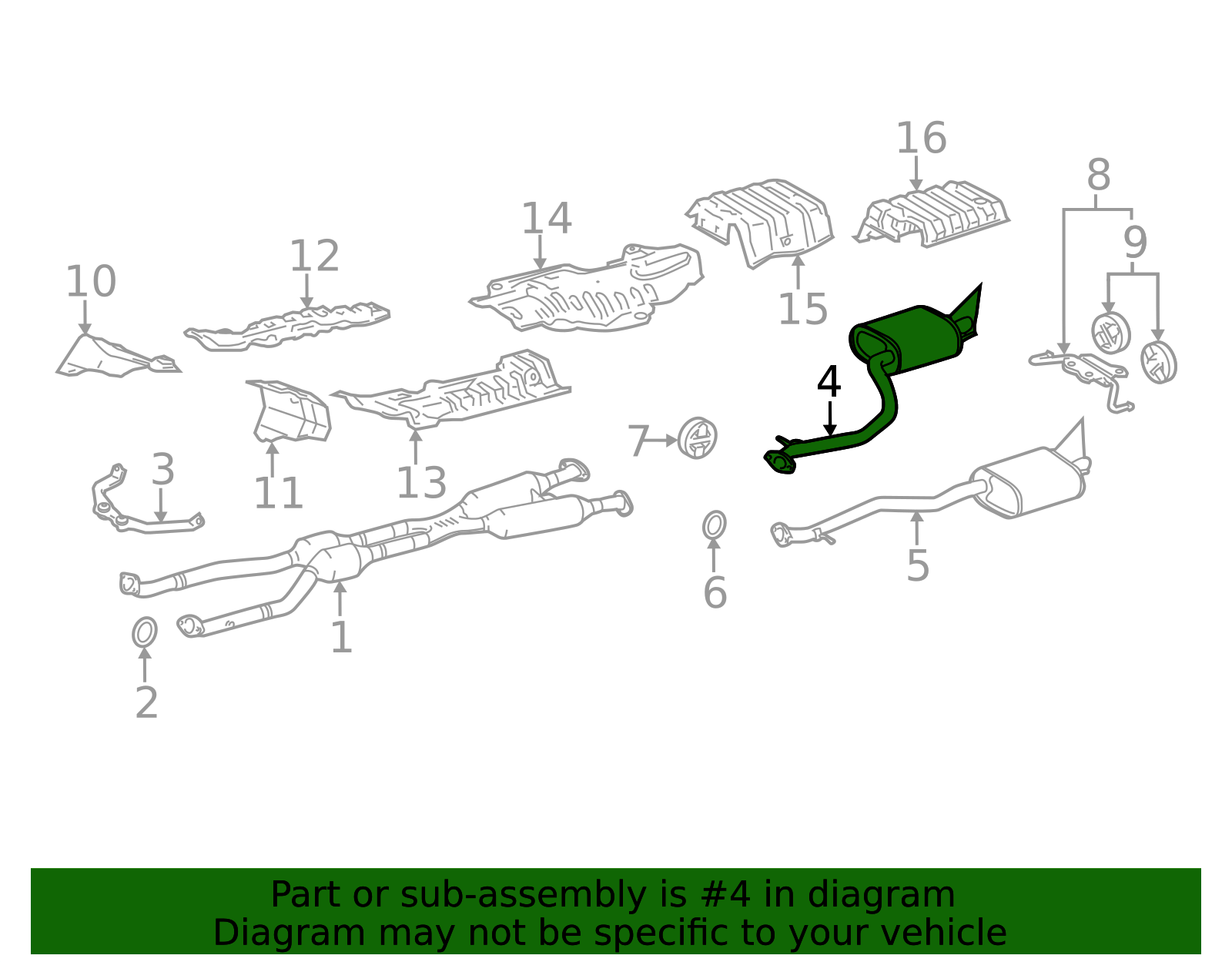 17430-31B60 - High-Quality Exhaust Muffler for AutoNation Parts