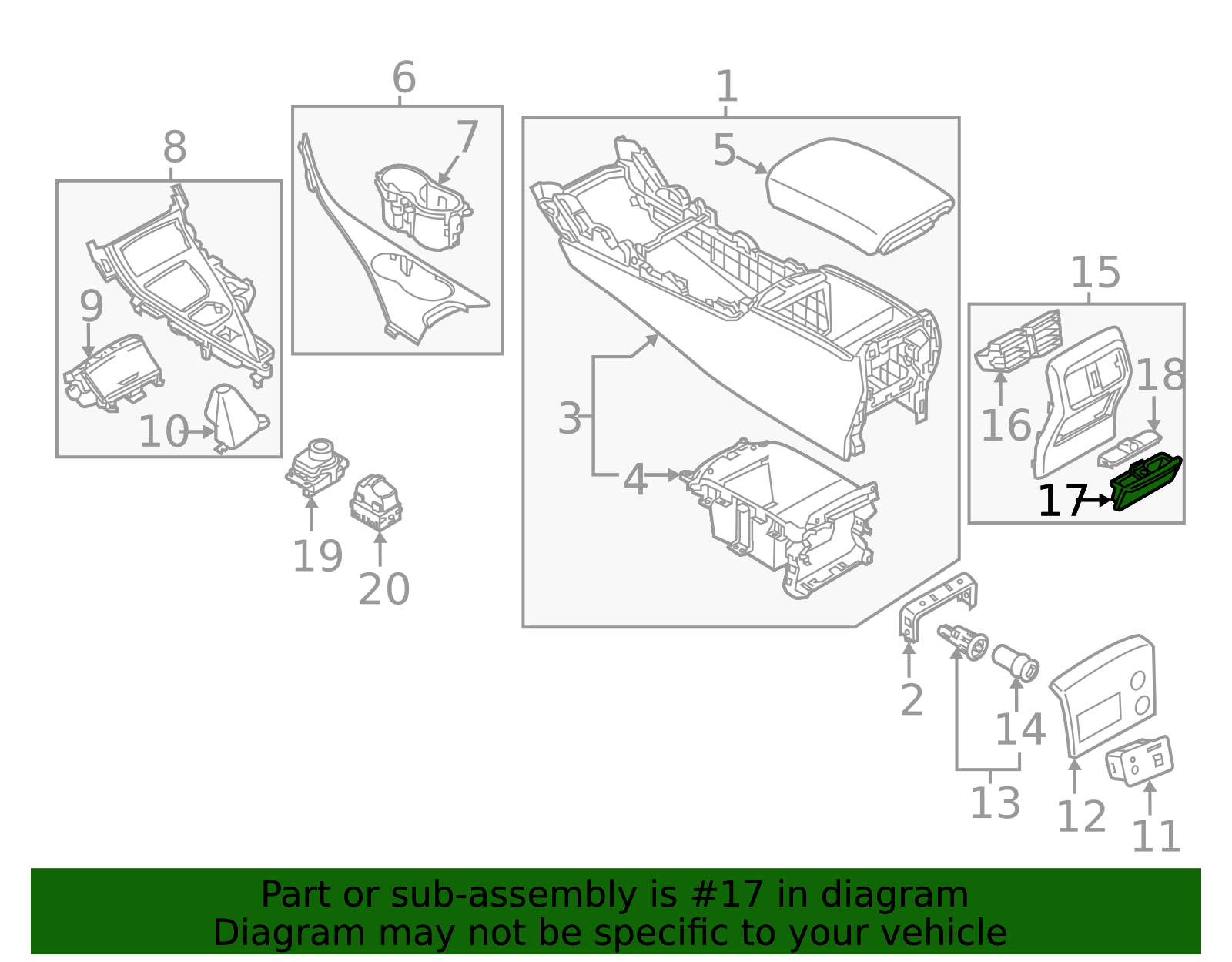 96510-JK01A - High-Quality Ash Tray for AutoNation Parts