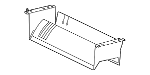 Radiator Support Air Deflector XL2Z-8310-AA | Varsity Ford