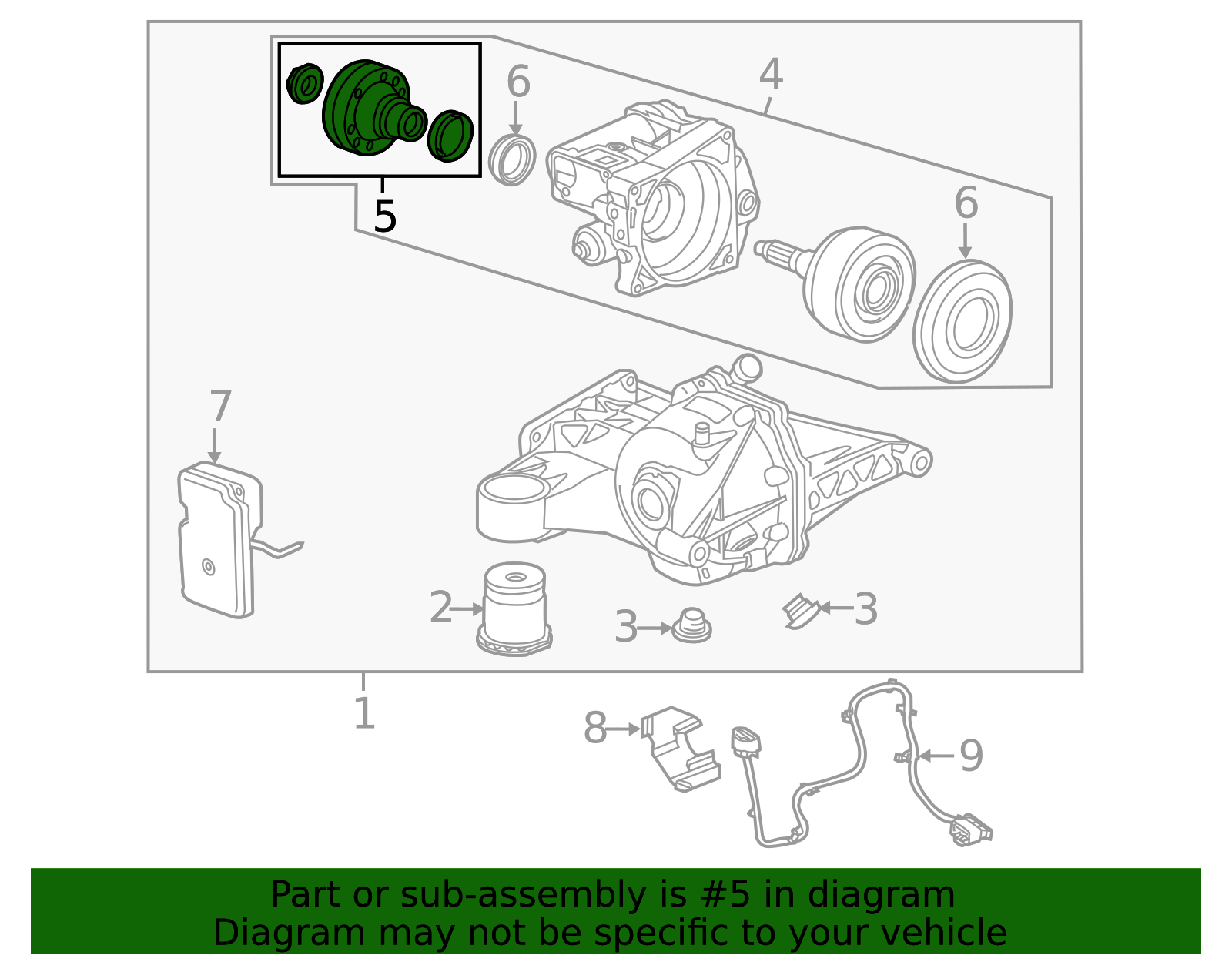 Genuine Drive Shaft Flange for 2009-2011 Saab | Part# 13334081 | Over ...