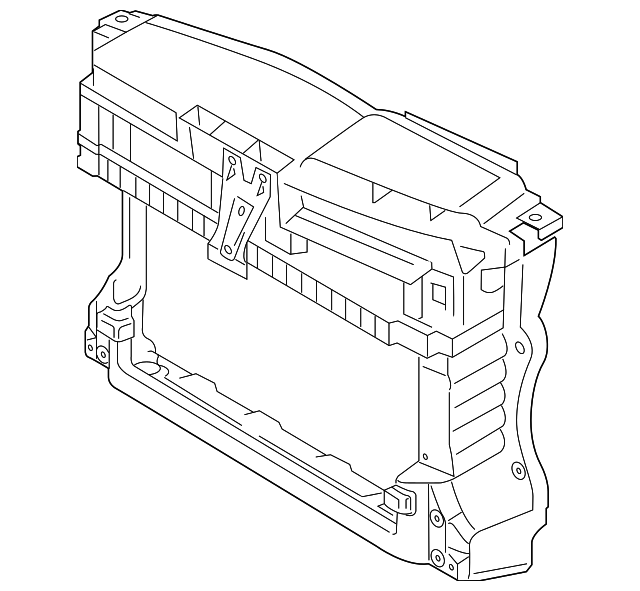 1K9-805-588-A - Volkswagen Radiator Support Panel 2011-2014 Volkswagen ...