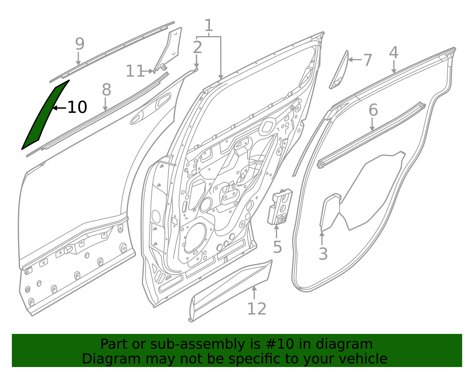 822D3-7LF0A - Door Applique 2025-2026 Nissan Kicks | Official Nissan ...