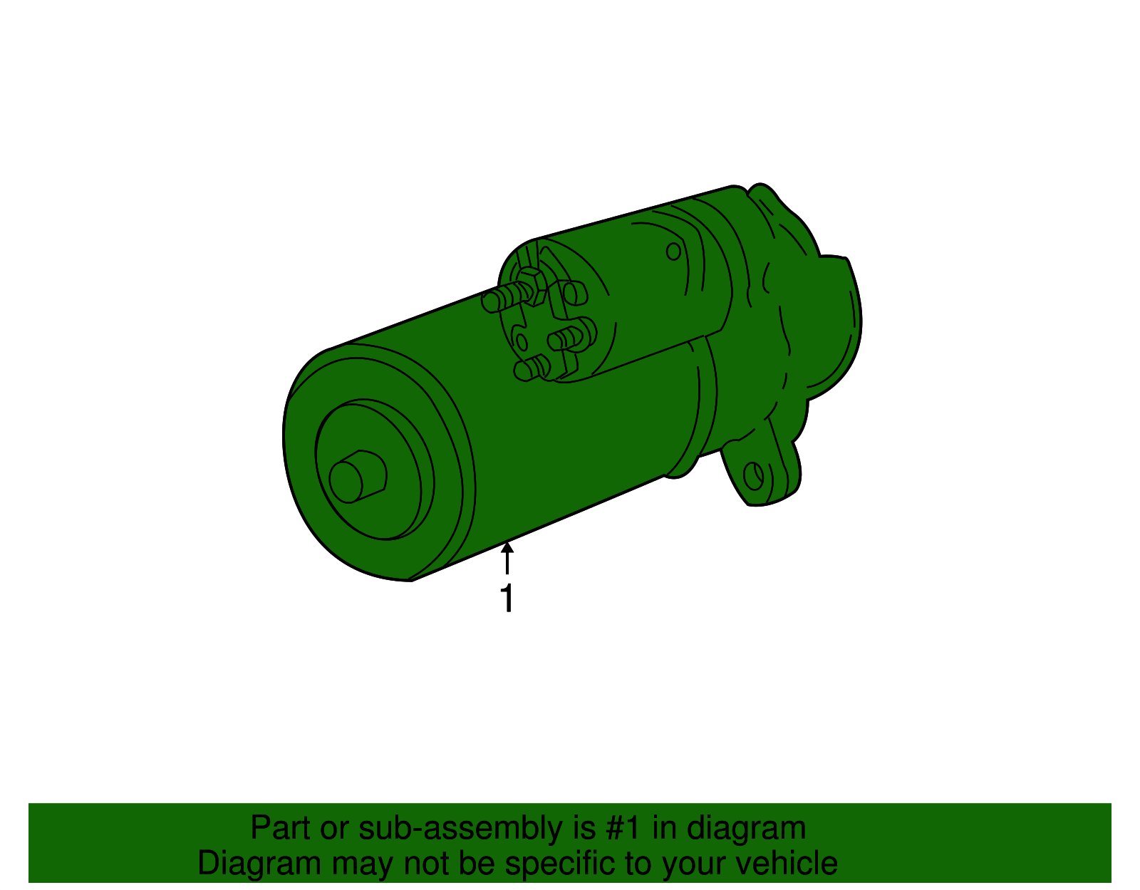 1992-1998 GM Starter, Remanufactured 10465490 | Capital Chevy Parts