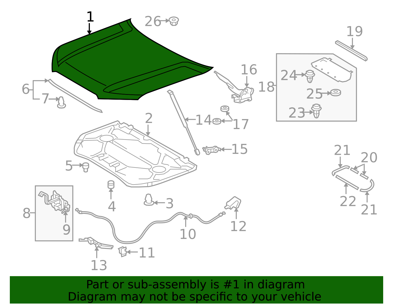 OEM 2015-2024 Toyota 4Runner Hood Panel Part # 53301-35210 | Modern ...