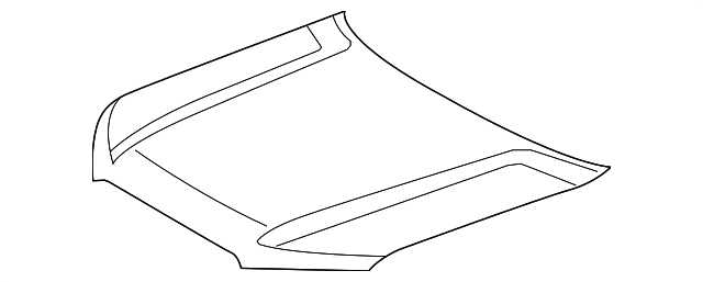 OEM 2015-2024 Toyota 4Runner Hood Part # 53301-35210 | Modern Toyota Parts