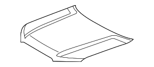 OEM 2015-2024 Toyota 4Runner Hood Part # 53301-35210 | Modern Toyota Parts