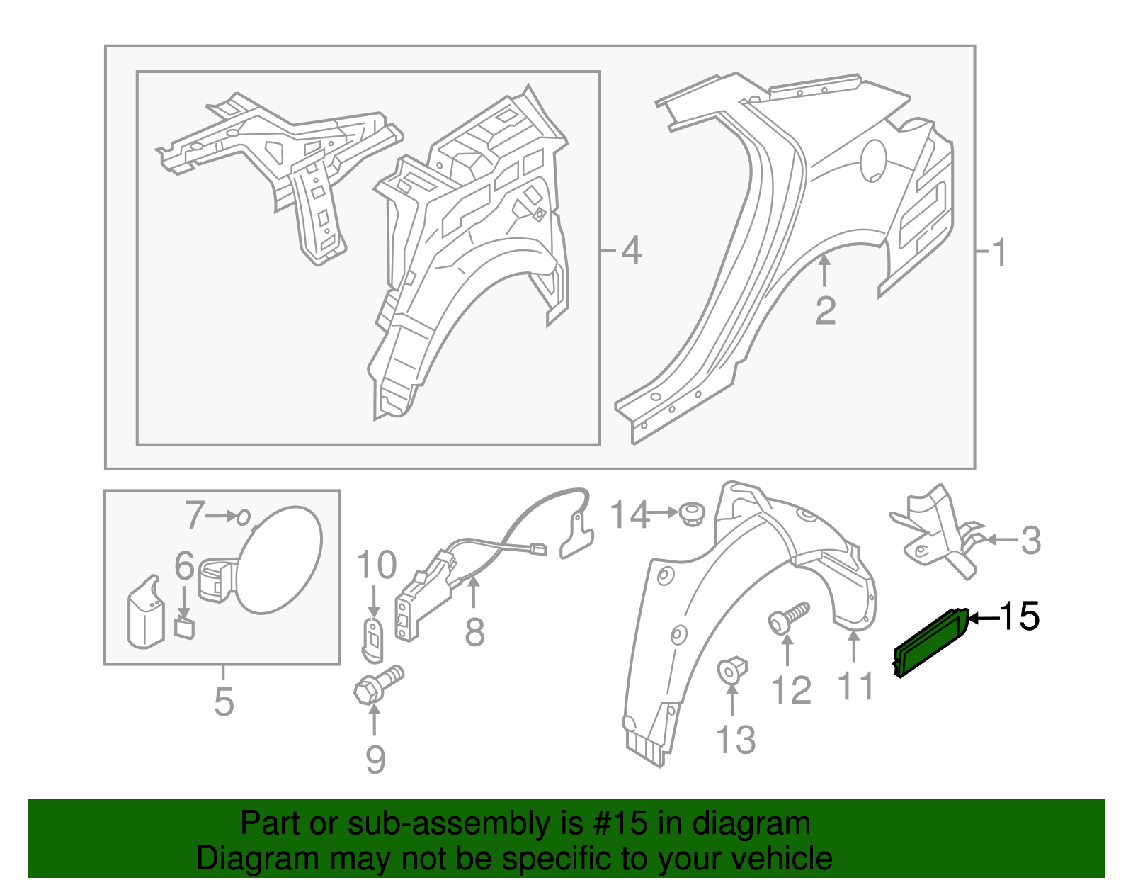 2012-2016 Kia | Pressure Vent | 97510-3V000 | Kia Auto Parts