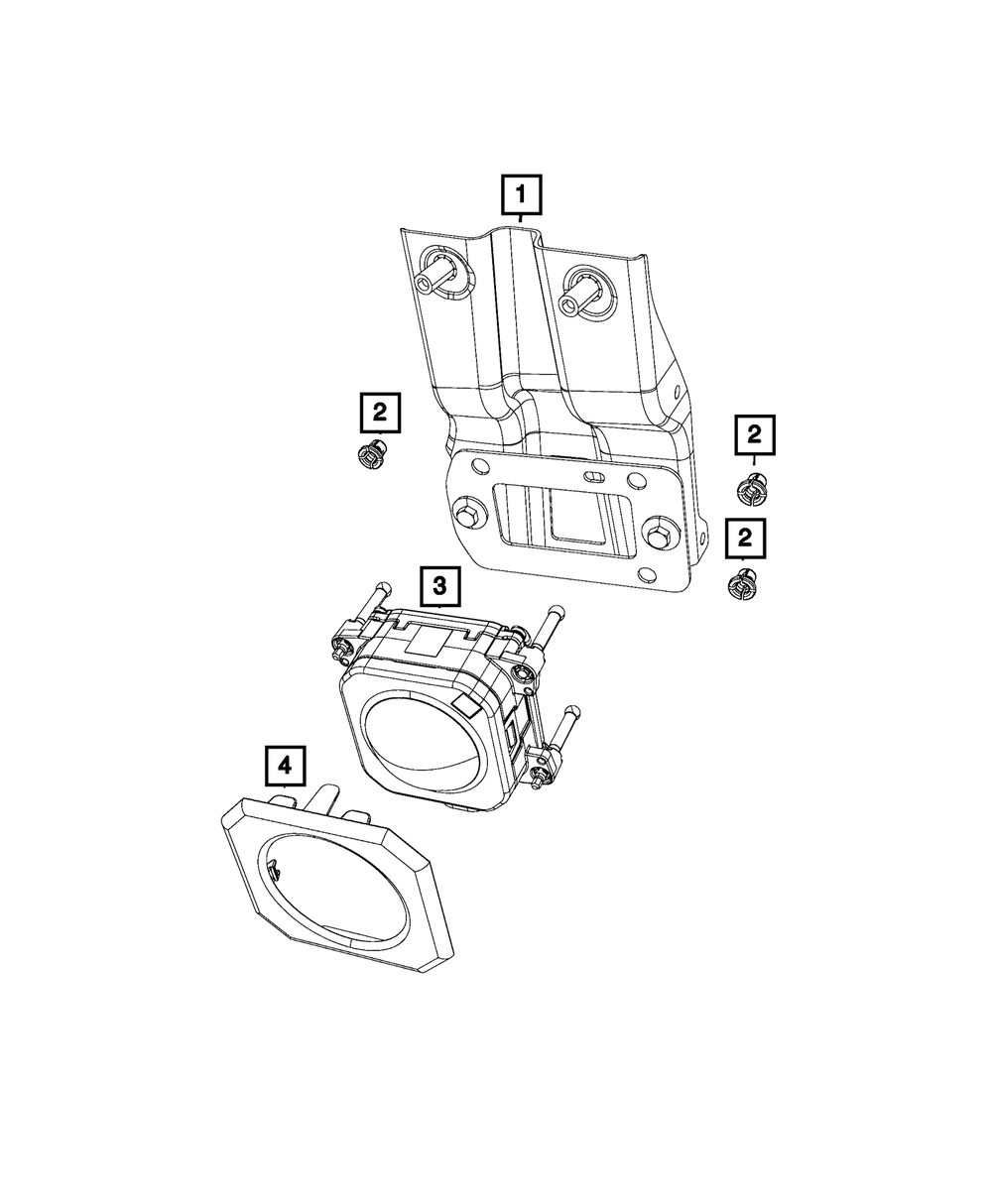56054167AC - Sensor Cover 2011-2018 Mopar | The Official Mopar eStore
