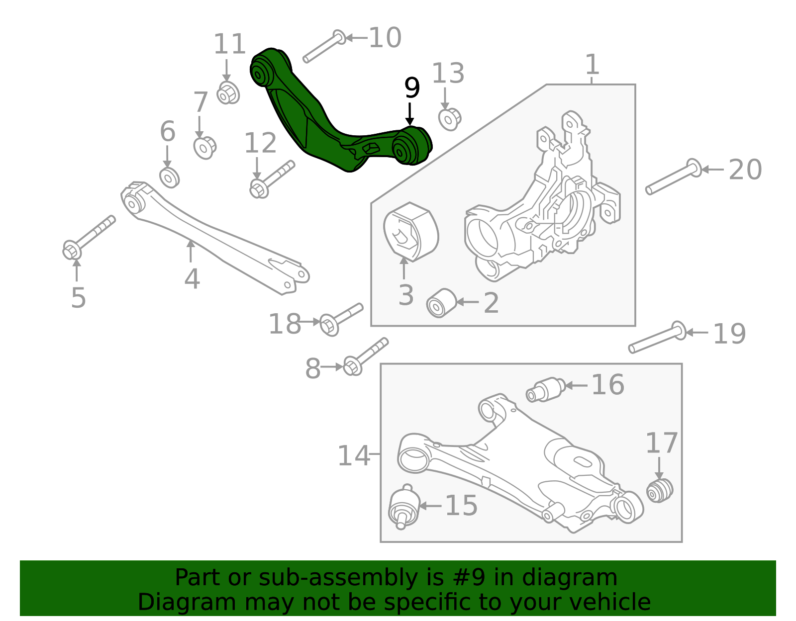 31360863 - Upper Control Arm - 2017-2021 Volvo | Volvo OEM Parts Direct