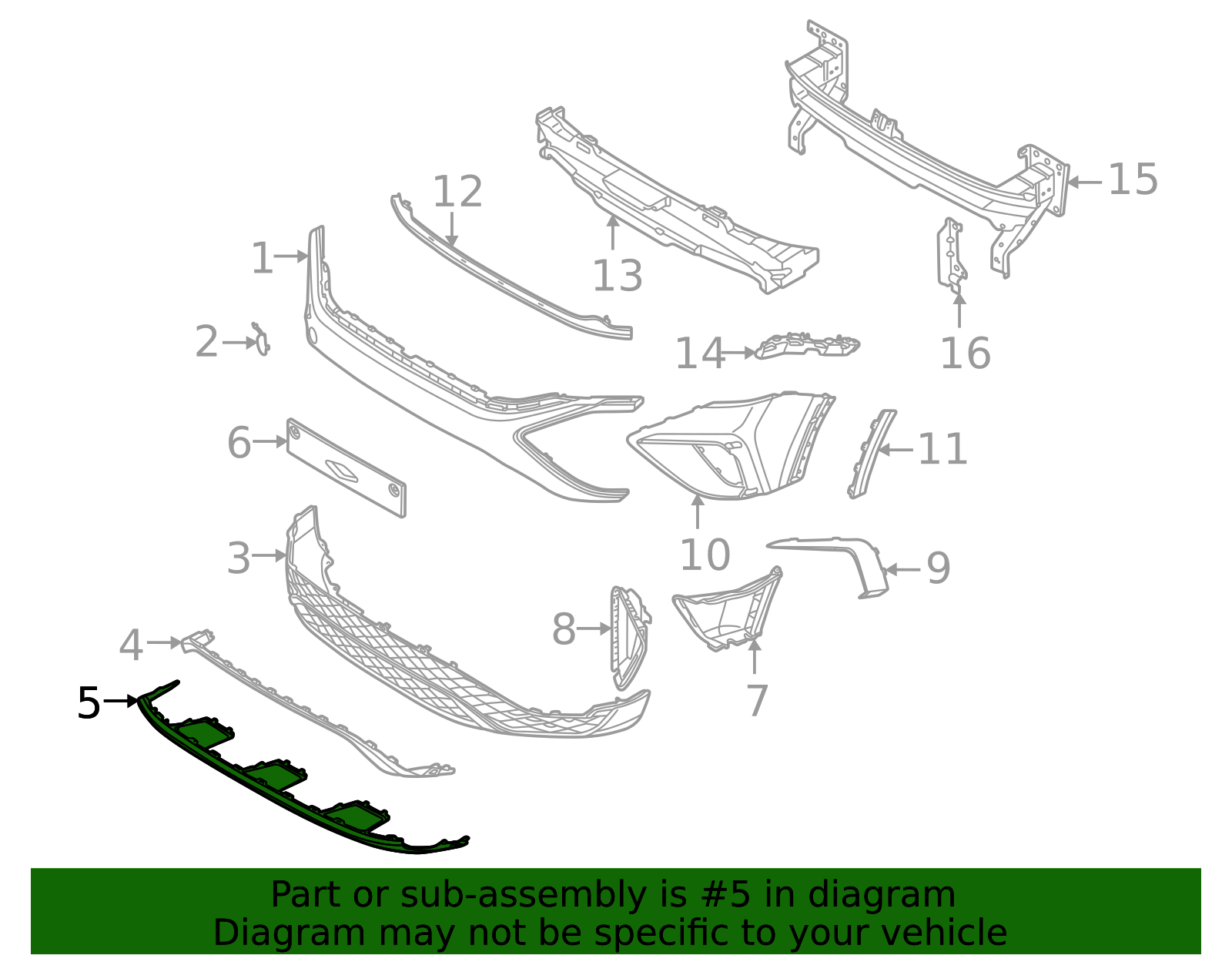 2022-2024 Volkswagen Taos Lower Molding 2GJ-807-532-2UC | VW Direct ...