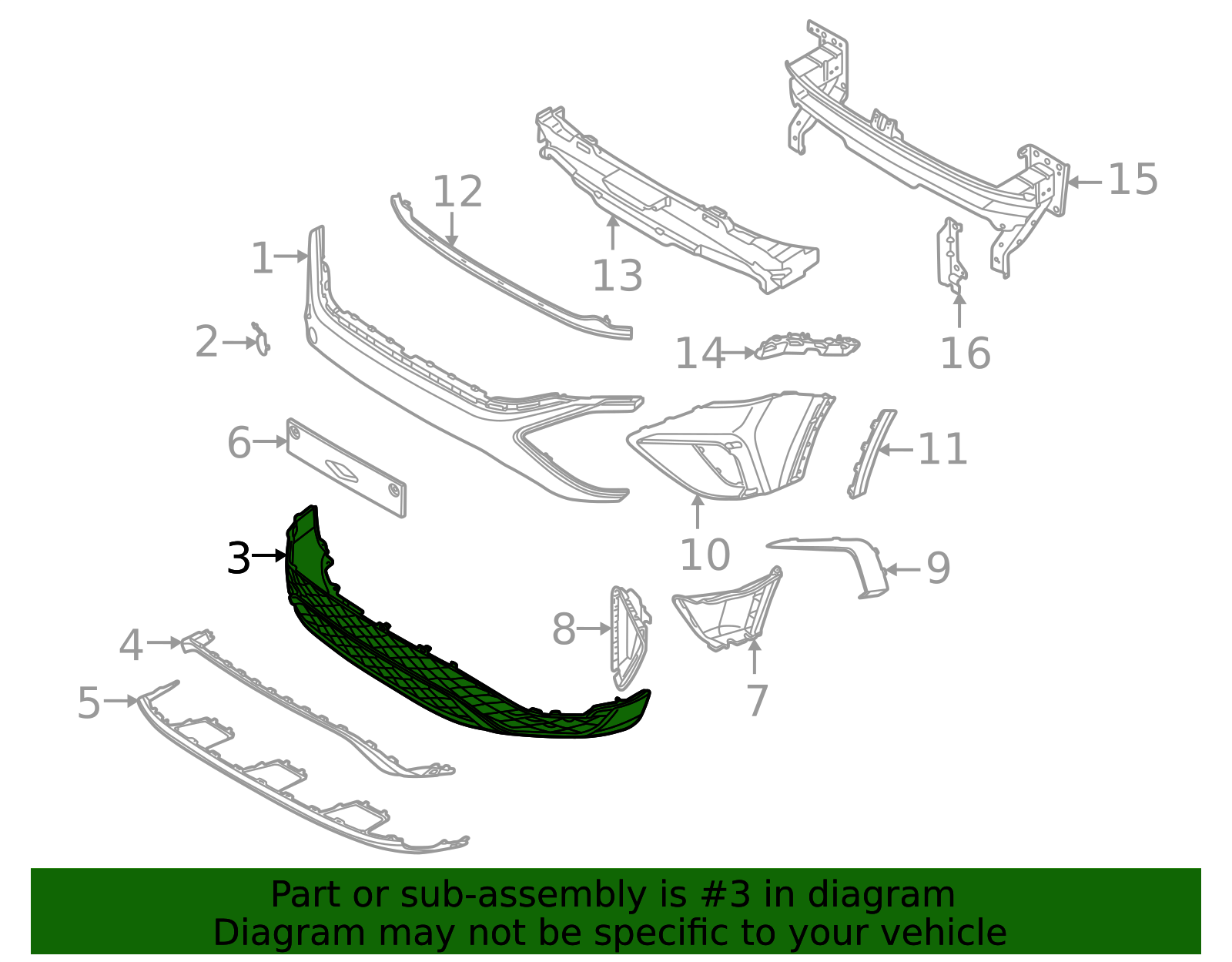 2022-2024 Volkswagen Taos Spoiler 2GJ-805-903-9B9 | OEM Parts Online