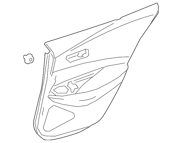 67630-0Z201-C7 - Door Trim Panel 2023-2024 Toyota Corolla | Toyota San ...