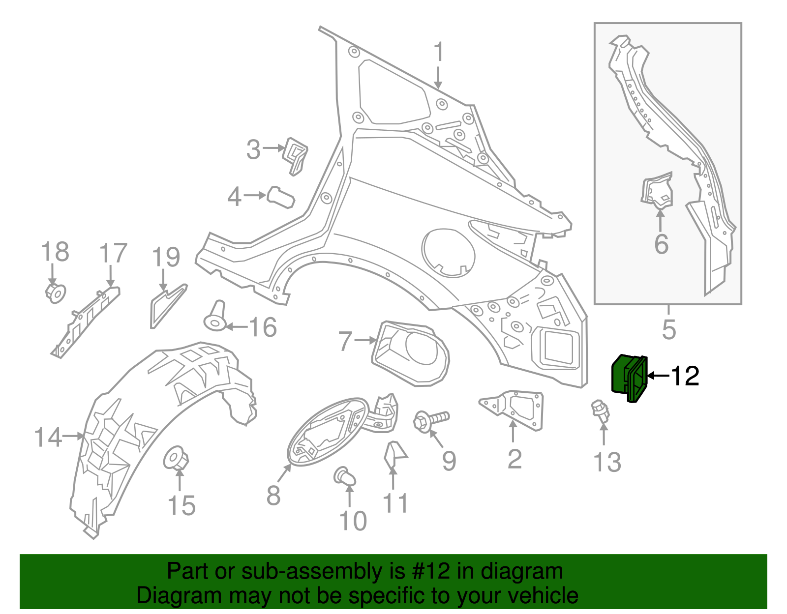768049UE0A - Nissan Pressure Vent 2013-2024 Nissan | Performance Auto Parts