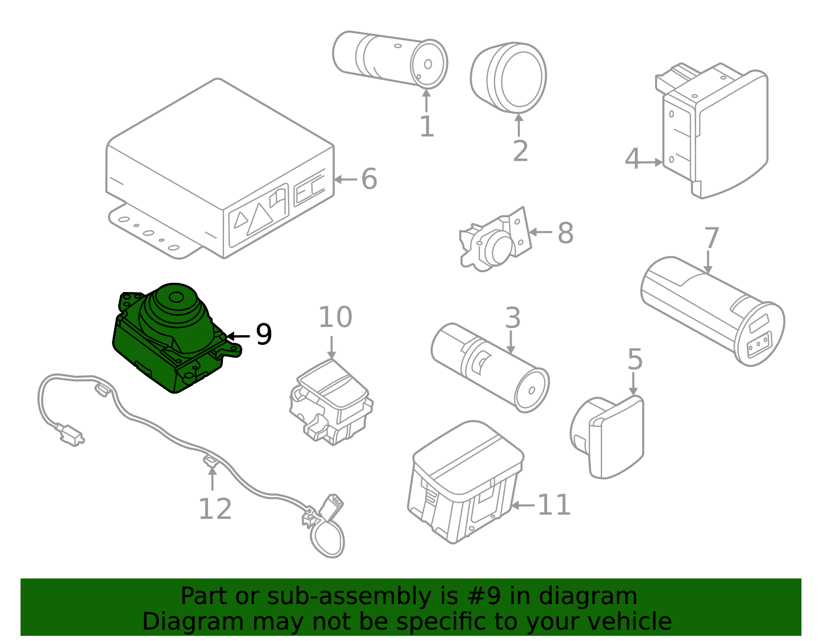 2020-2021 Ford Escape | Gear Shift Assembly | LX6Z-7P155-U | Walls ...