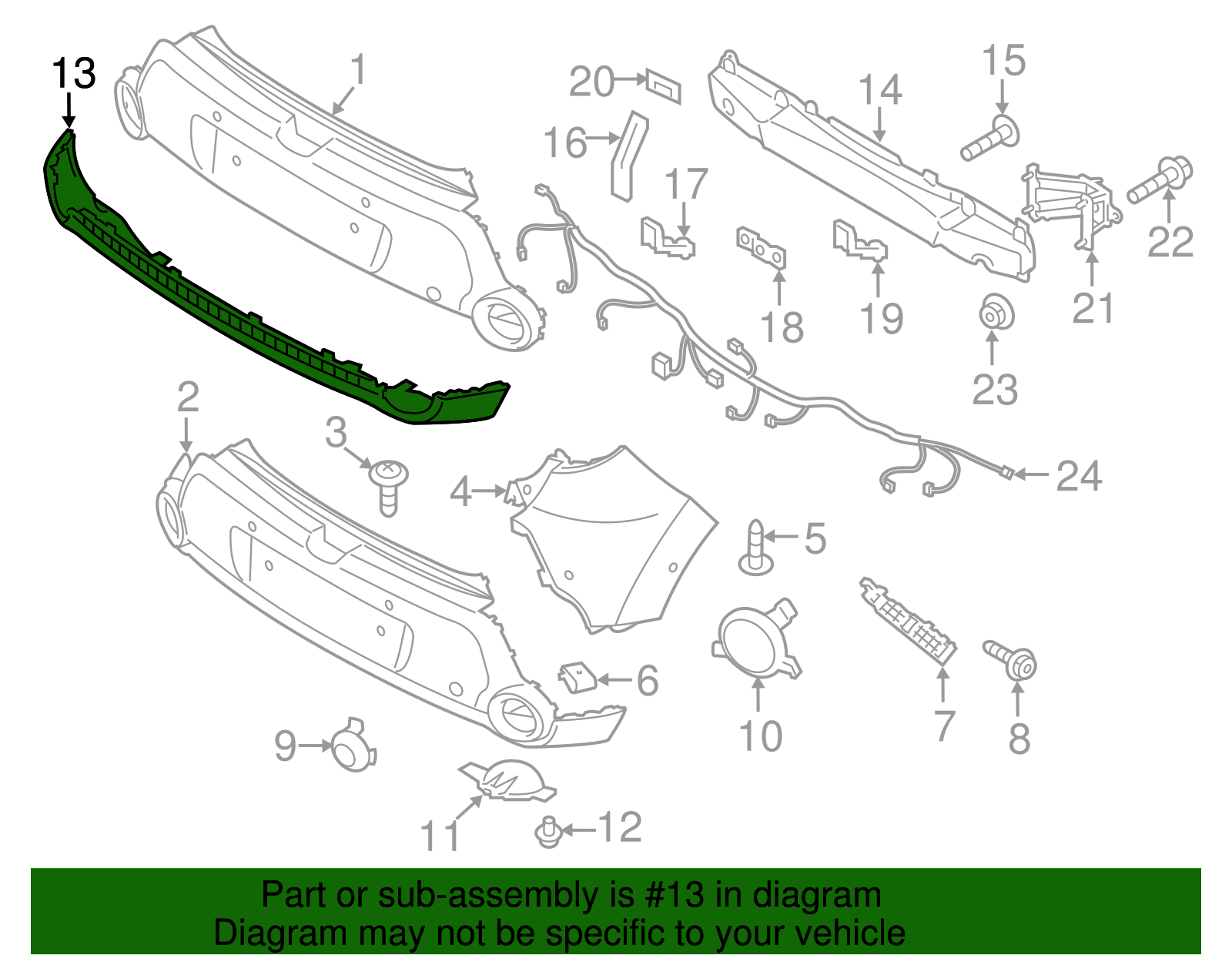 86612 B2100 - Lower Cover 2014-2016 Kia Soul | Kia.Parts Store