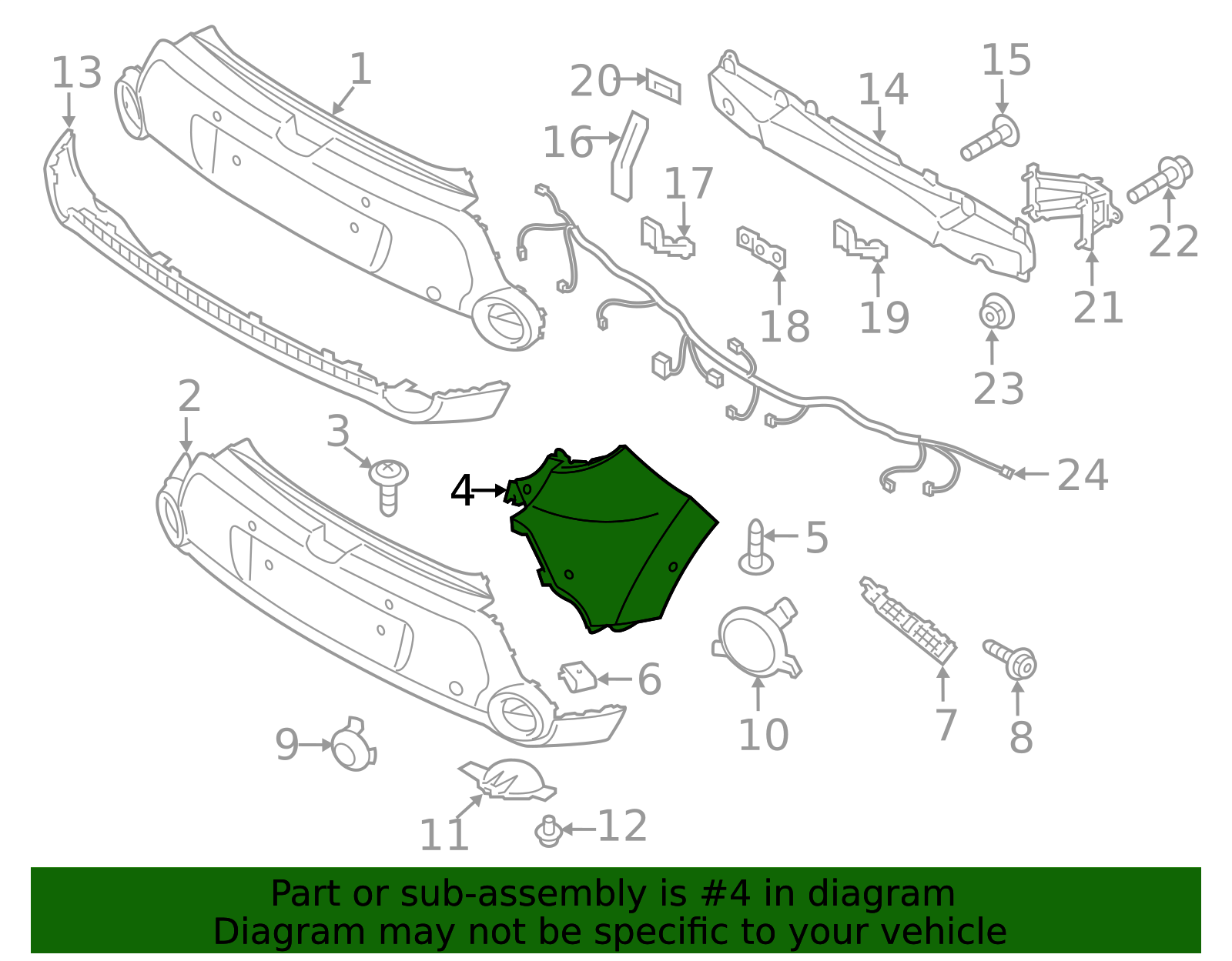 2014-2016 Kia Soul OEM NEW 2014-16 Kia Side Panel Moulding Assembly ...
