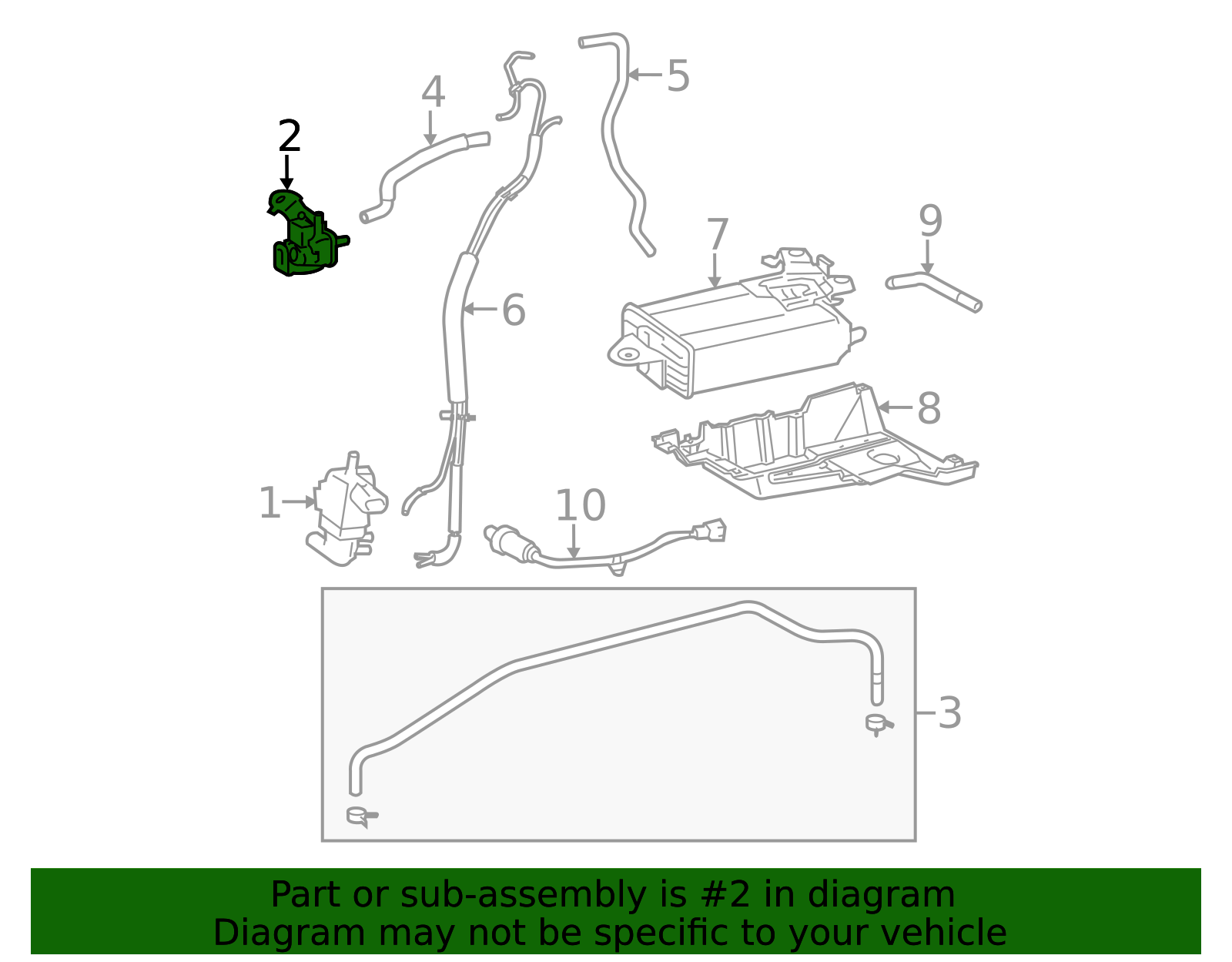 25860-46010 - Vacuum Valve - 2006-2020 Toyota | Toyota Parts Delivered