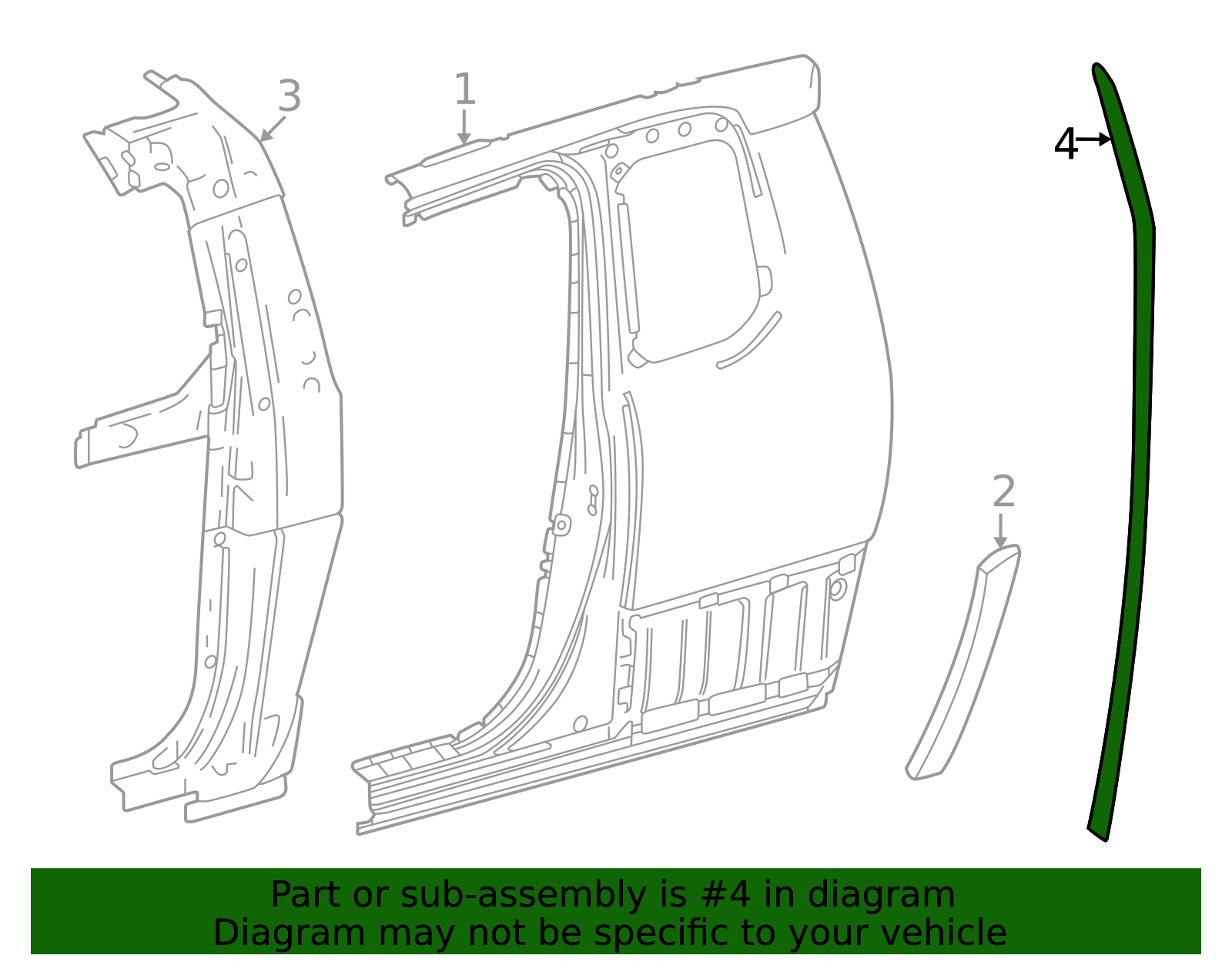 2024-2025 Toyota Tacoma Protector 58744-AK040 | MotorMotor